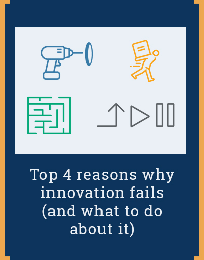 Top 4 reasons why innovation fails (and what to do about it) Top 4 reasons why innovation fails (and what to do about it)